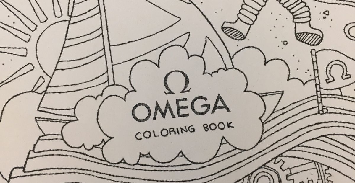 Omega colouring book! Let’s see your designs | Omega Watch Forums