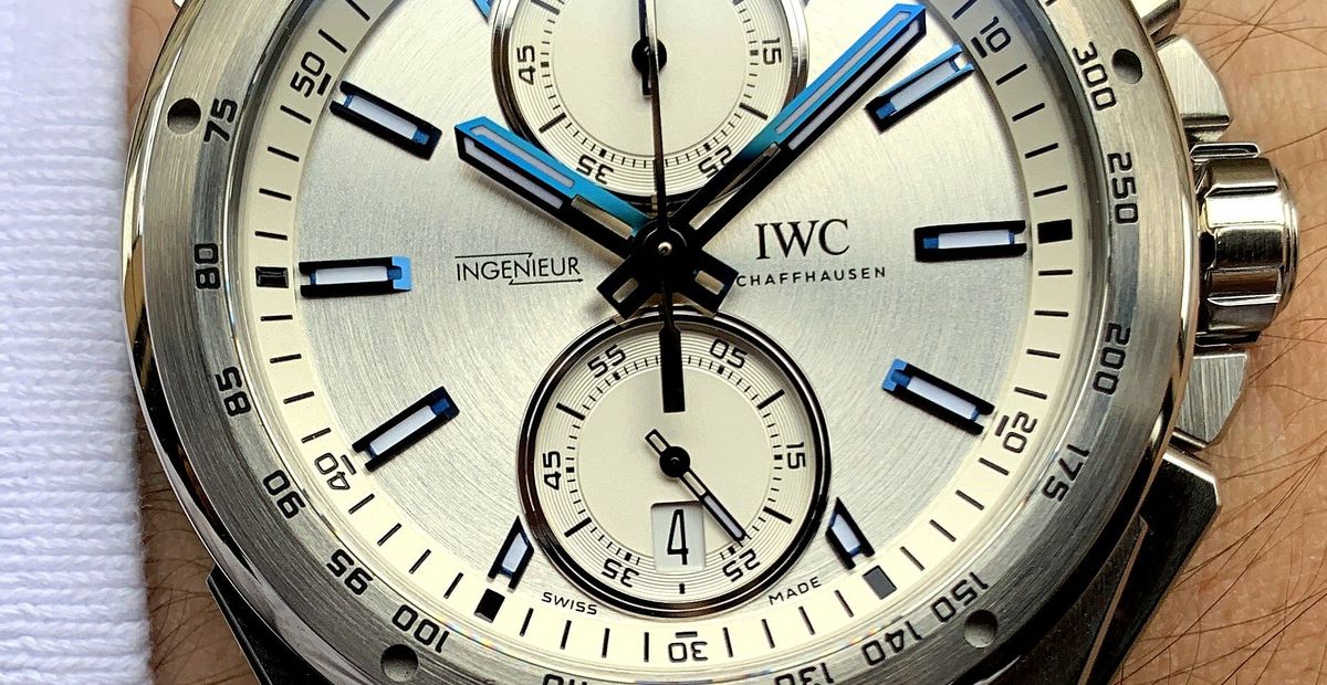 SOLD - IWC Ingenieur Chronograph Racer Automatic 45mm IW378510 | Omega ...