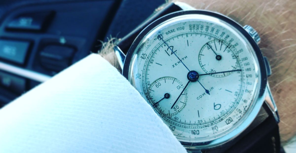 Withdrawn 1940s Vintage Zenith Compur Chronograph | Omega Watch Forums