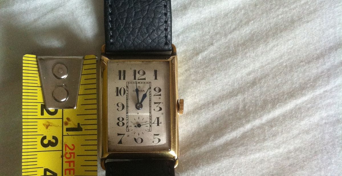 For sale 1920s Omega Tank watch 18k. ( please read ) | Omega Watch Forums
