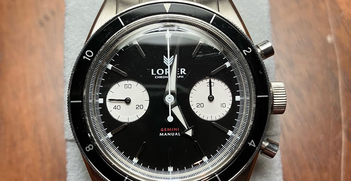 SOLD - Lorier Gemini Chronograph | Omega Watch Forums