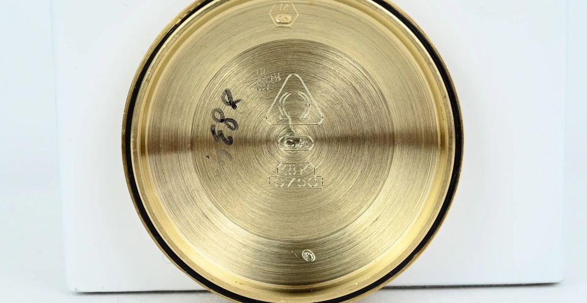 Marking on backside caselid 18k | Omega Watch Forums