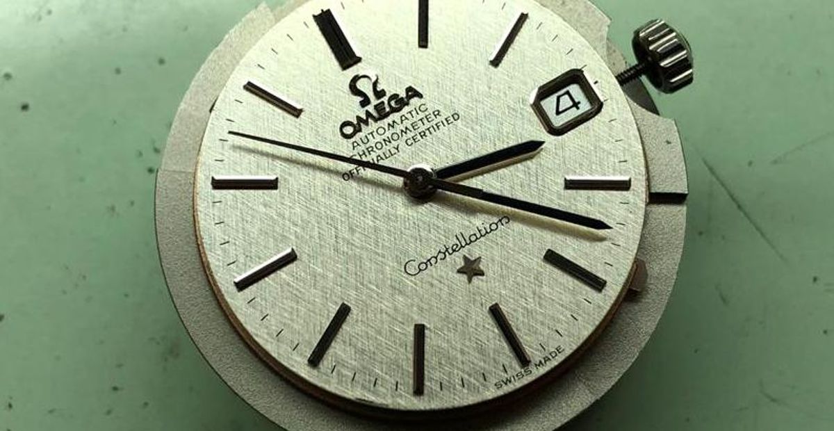 SOLD - Crisp & Clean Omega Constellation 168.027 (Linen Dial) | Omega ...