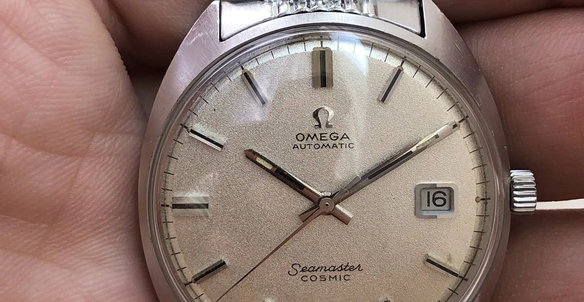 SOLD - Omega Cosmic 166.026, 35mm, sand dial, BoR, serviced, free ship ...