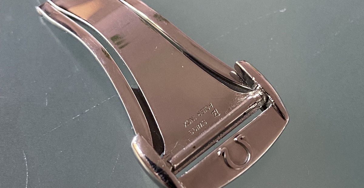 SOLD - Omega Fold-over Clasp 18mm Old Style Deployant | Omega Watch Forums
