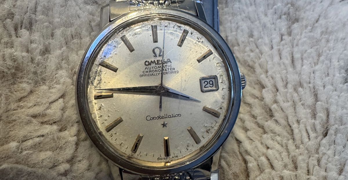 Constellation dial damage help | Omega Watch Forums