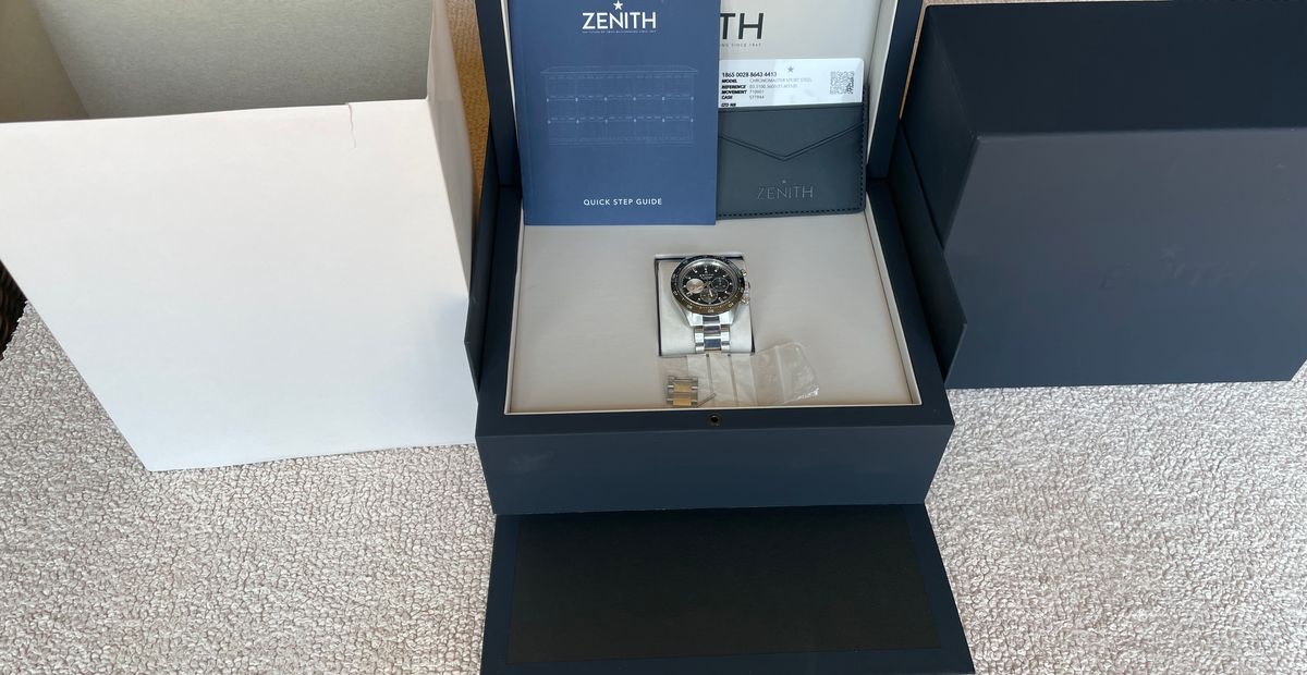 FS - For sale or trade Zenith Chronomaster Sport | Omega Watch Forums