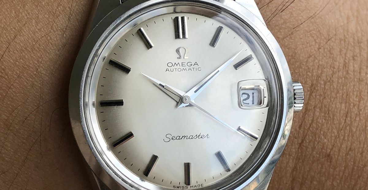 FS - Omega 166.010, onyx inserted hour markers, BOR, serviced, shipping ...