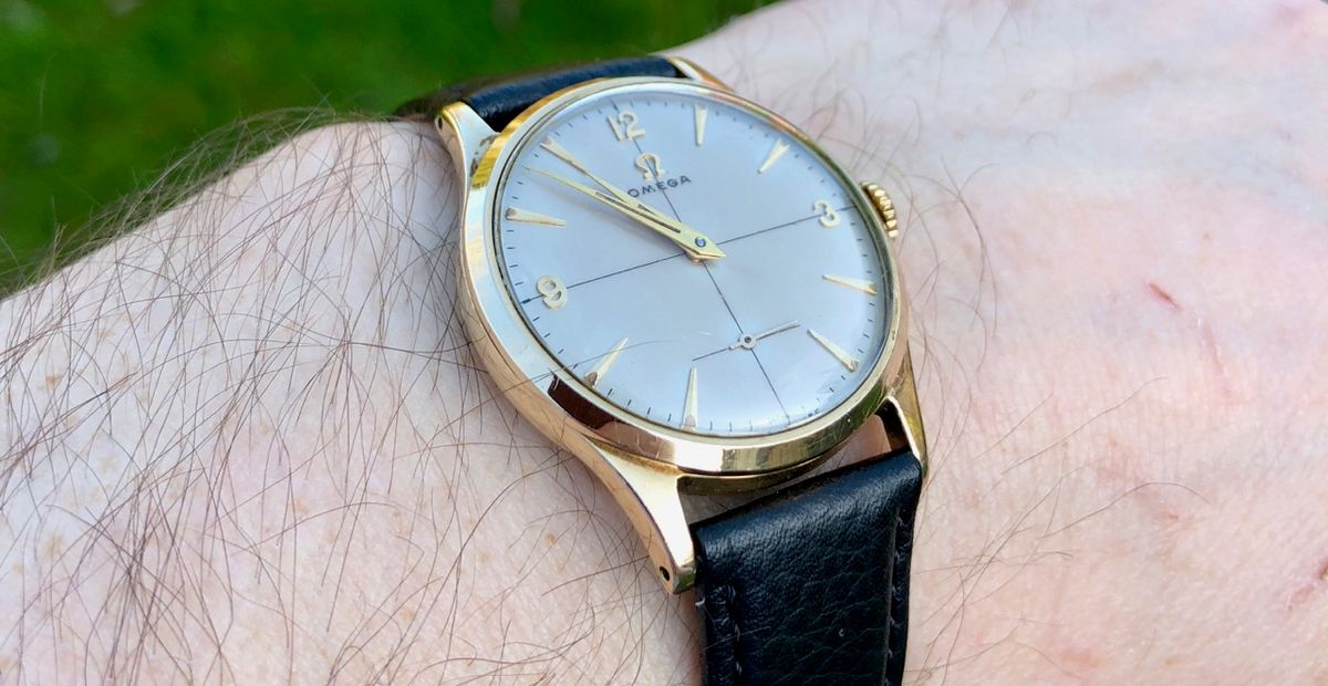 SOLD - 1956 9K Gold Omega watch with 266 Movement - Serviced | Omega ...