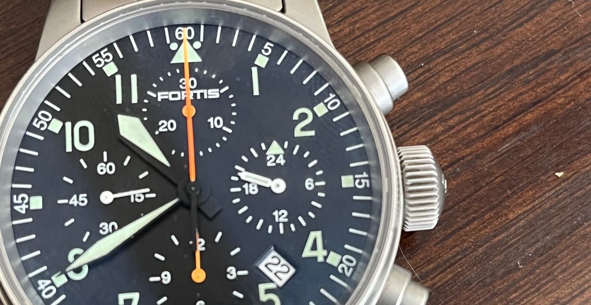 SOLD - Fortis Flieger Chronograph/Chronometer | Omega Watch Forums