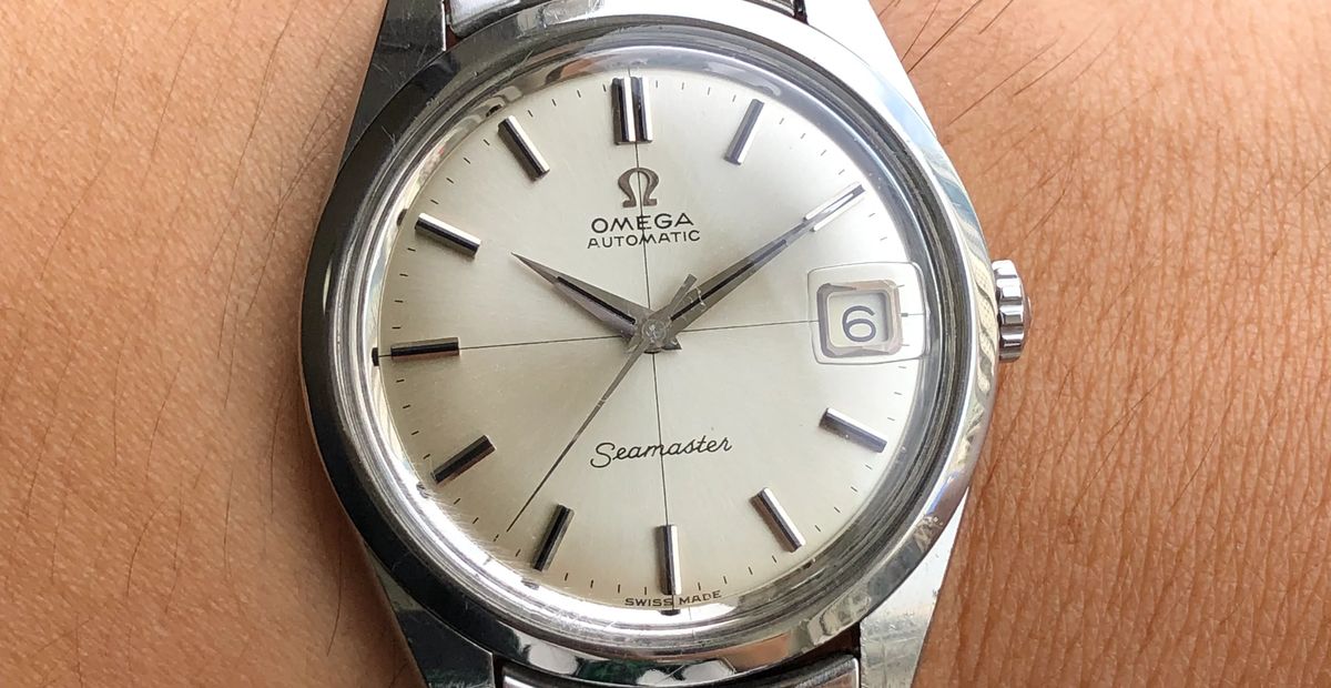 OHPF - Omega 166.010, cross hair dial with black onyx-inserted hour ...