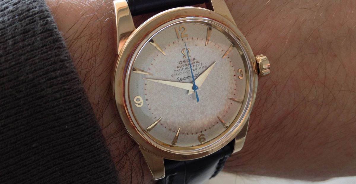 352RG unusual sweeping second hand color (or patina?) | Omega Watch Forums