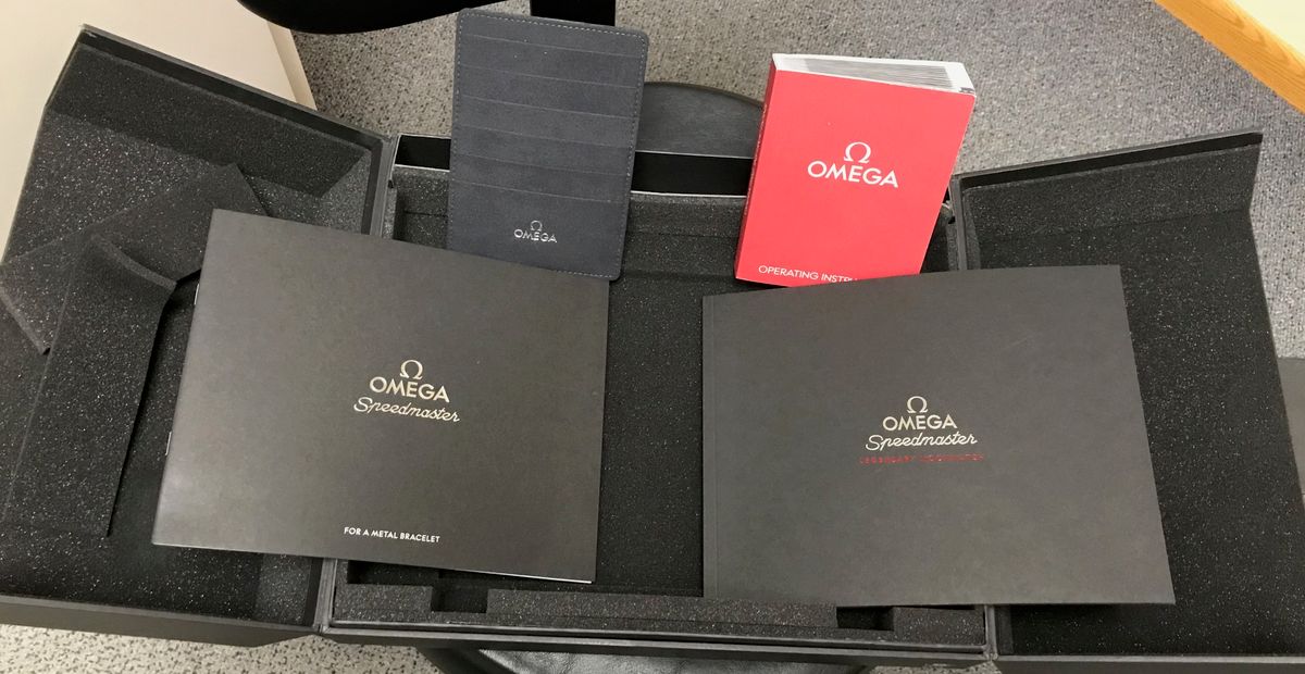 SOLD - Omega Speedmaster Professional New Box Set | Omega Watch Forums