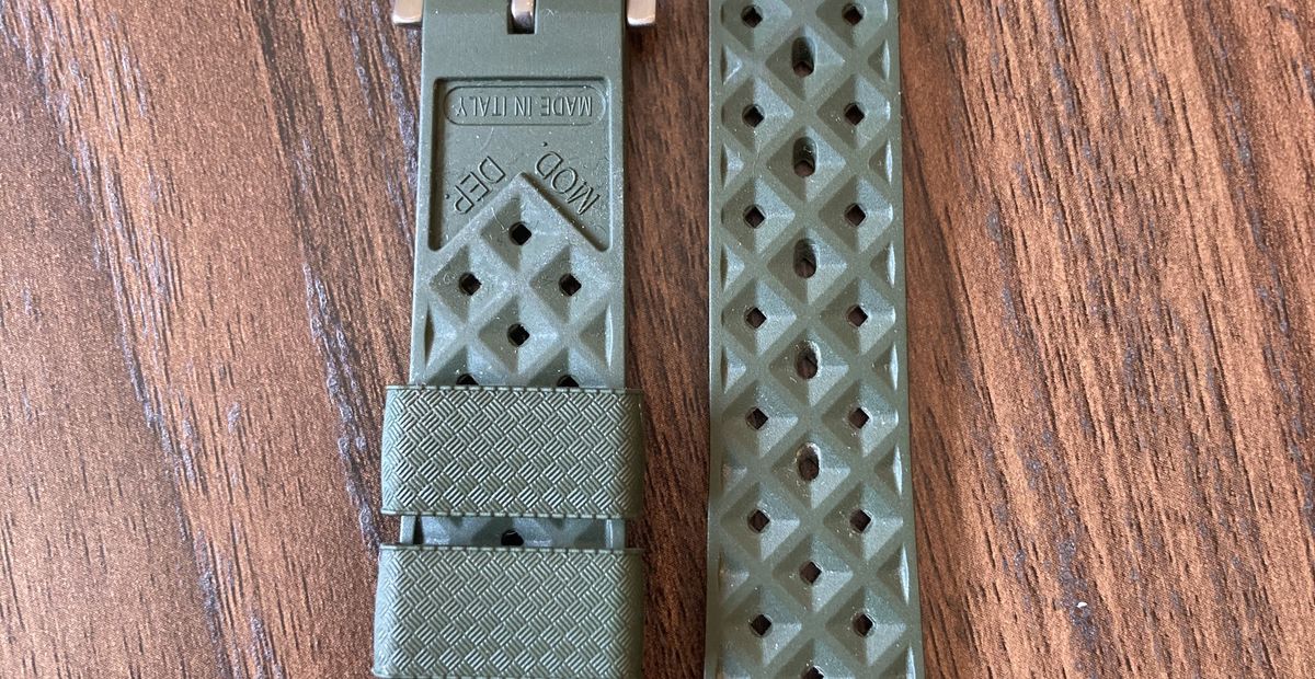 SOLD - Tropic Strap Reissue 20mm Green | Omega Watch Forums