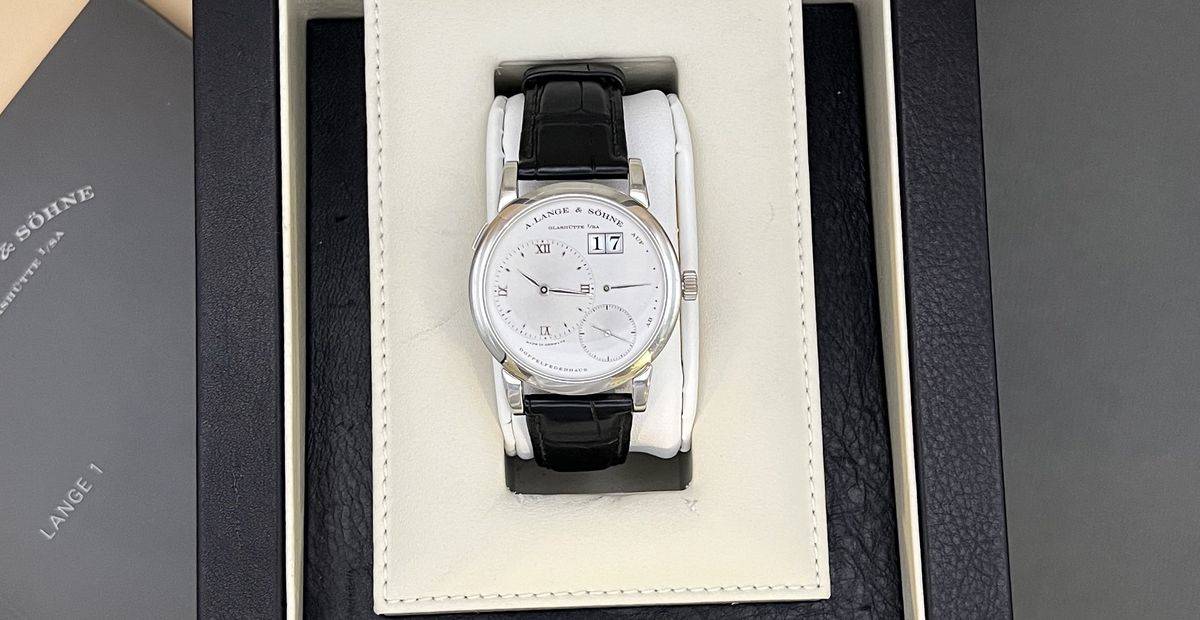 FS - A. Lange & Sohne Lange 1 "Stealth" 101.025 Box & Cert in Platinum | Omega Watch Forums