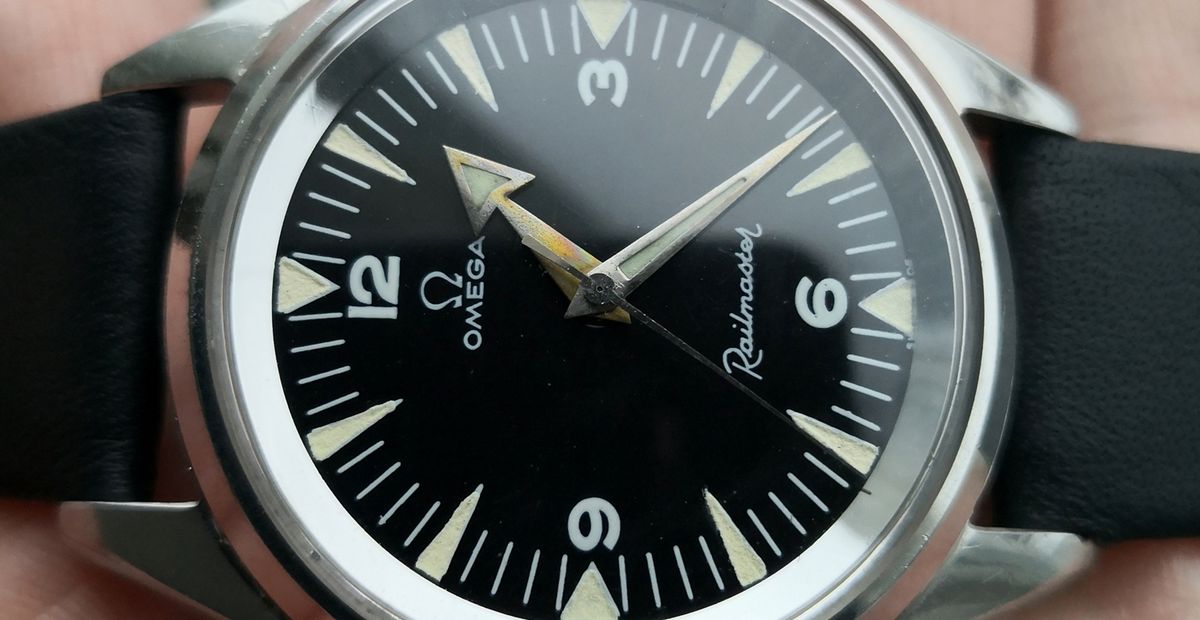 1956 Railmaster - help with relumed dial | Omega Watch Forums