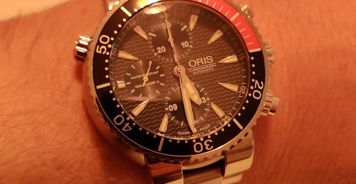 SOLD - Oris Diver Chronograph 1000m | Omega Watch Forums