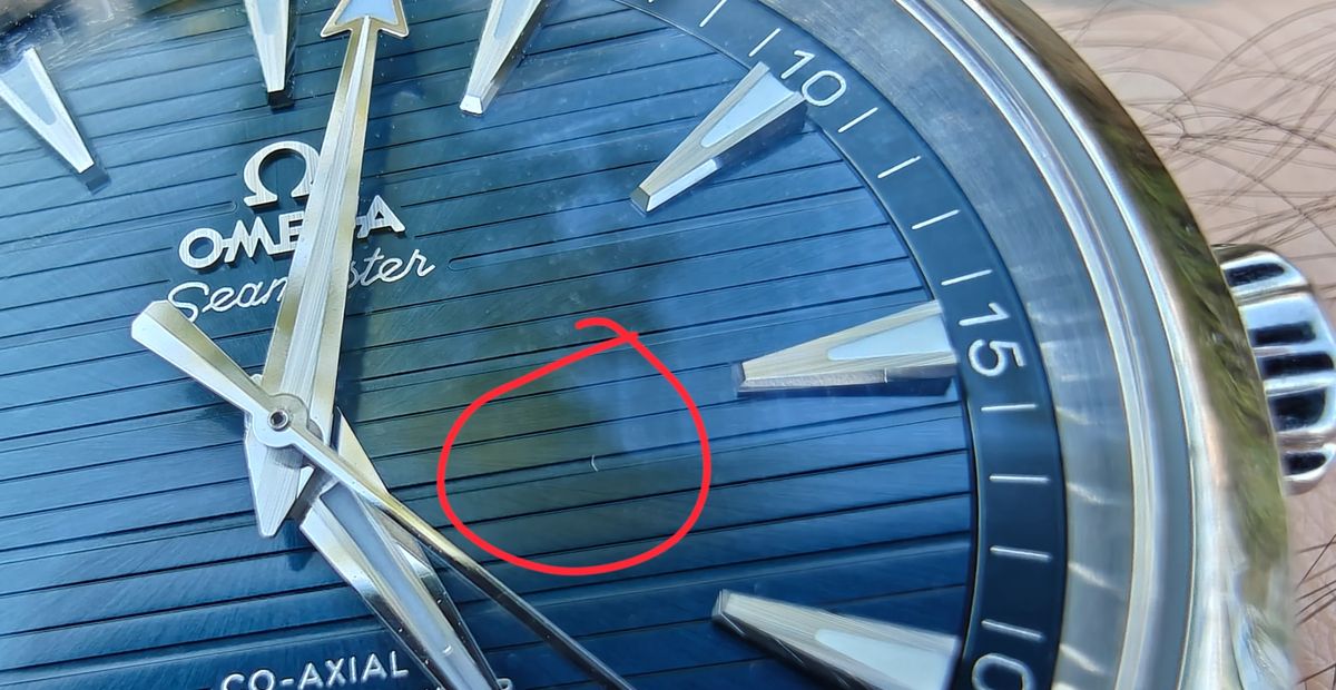 Omega Aqua Terra "TeakWood" Saphire glass scratch? | Omega Watch Forums