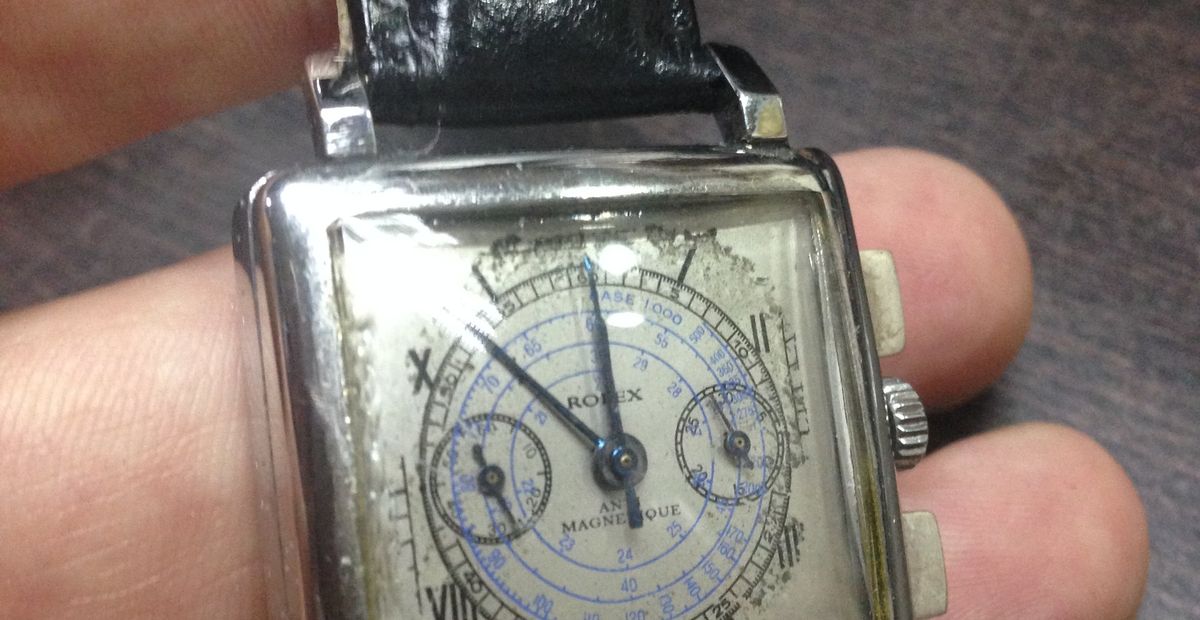 Vintage Rolex Square Chronograph | Omega Watch Forums