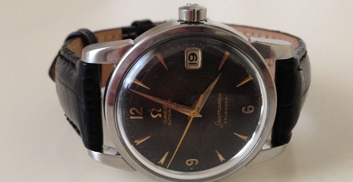SOLD - Black Dial Seamaster Cal 503 Circa 1956 | Omega Watch Forums
