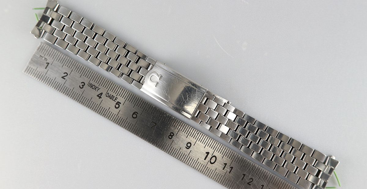 SOLD - OMEGA 1040/518 SS brick bracelet for C-Case Connie | Omega Watch ...