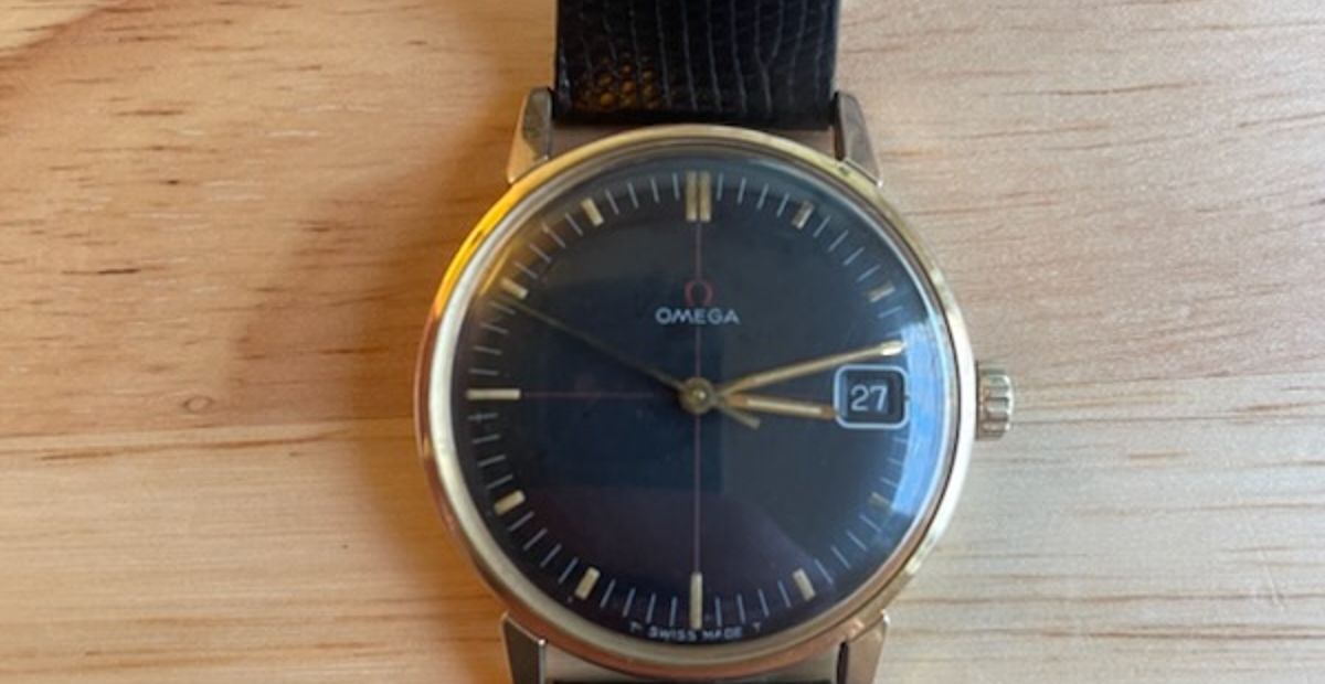 Help identifying vintage (60s-70s) black faced Omega | Omega Watch Forums