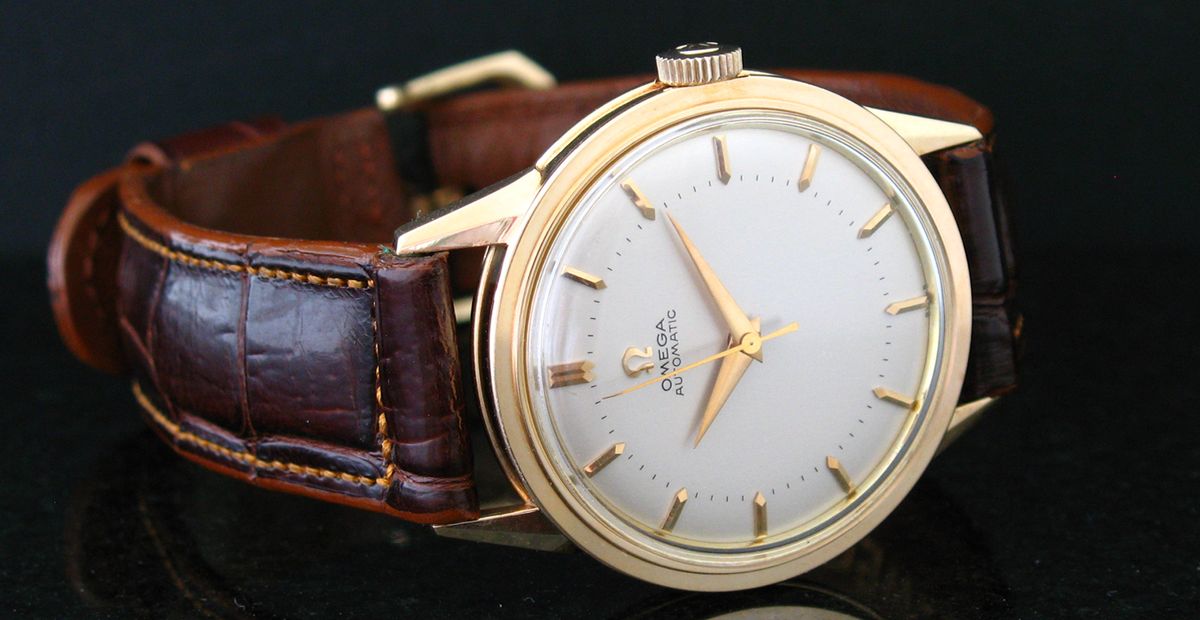 SOLD - Immaculate 14k Solid Gold Omega Cal 500 - Automatic Boxes ...