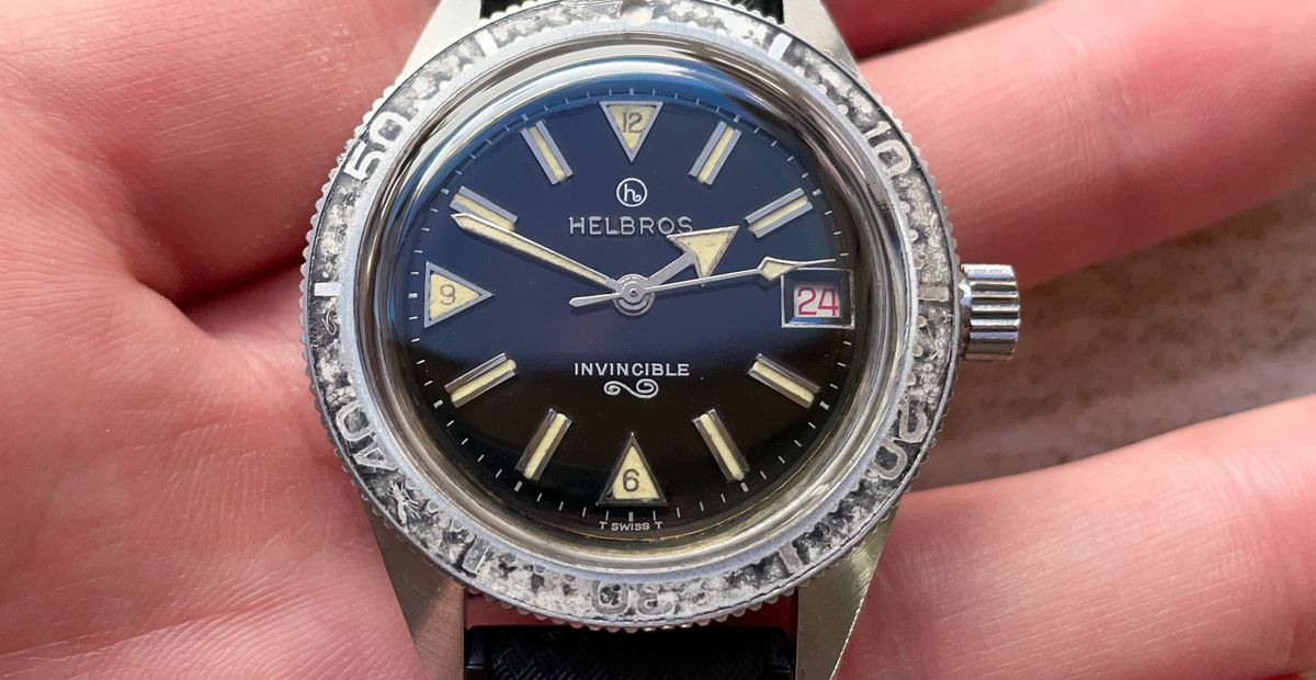 SOLD - Helbros Invincible skin diver - manual wind & serviced | Omega ...