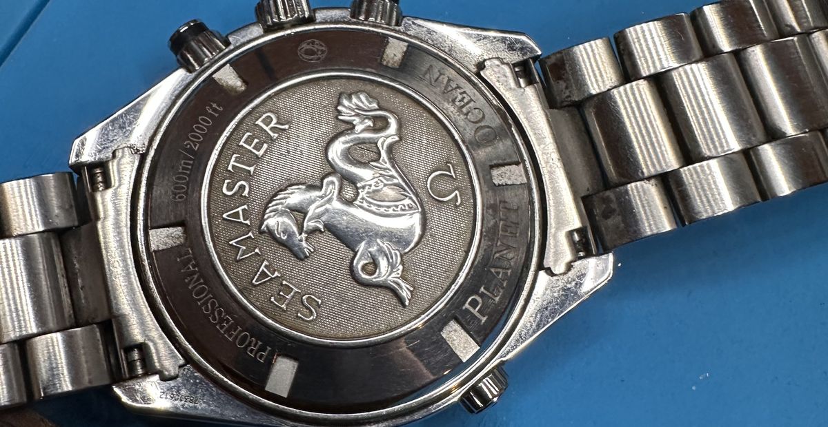 Omega Seamaster co-axial chronograph 600 pin replacement | Omega Watch ...