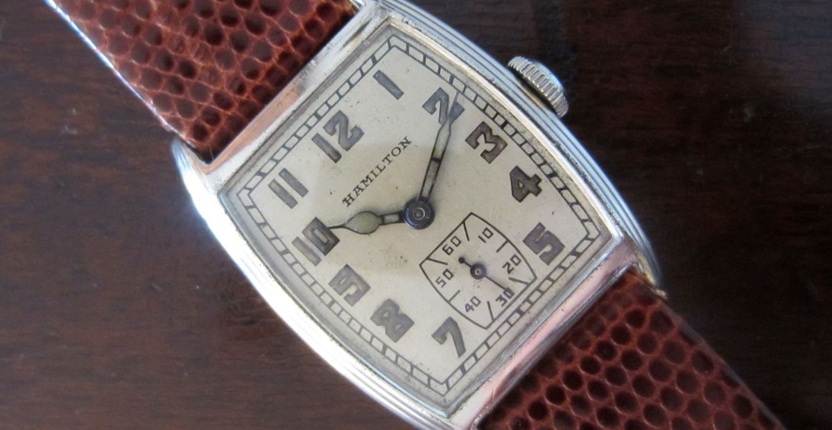 SOLD - FS: Hamilton Webster white gold filled, ca. 1930 | Omega Watch ...