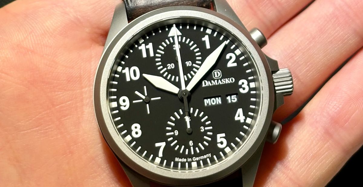 SOLD - Damasko DC56 w/ Box & Papers | Omega Watch Forums