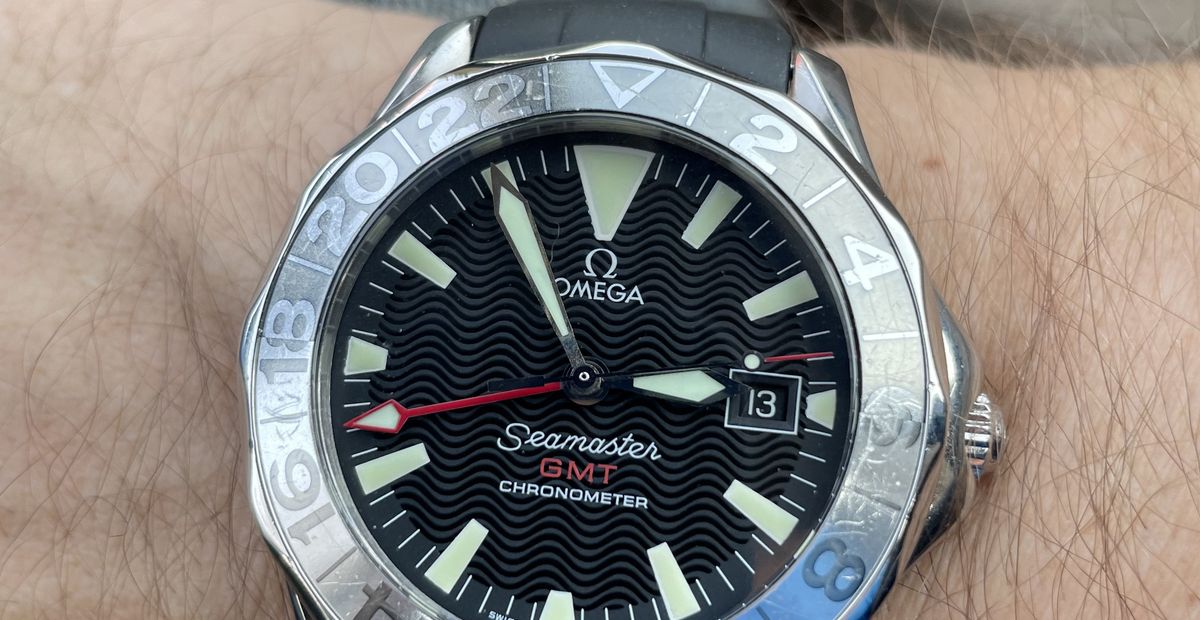 FOUND - Omega seamaster GMT 50th anniversary bezel | Omega Watch Forums