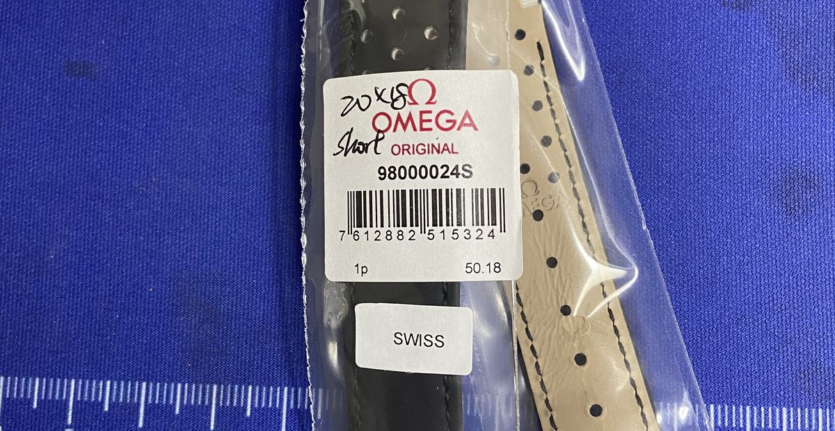 SOLD - Omega Speedmaster Rally/Racing Strap 98000024S $125 | Omega ...