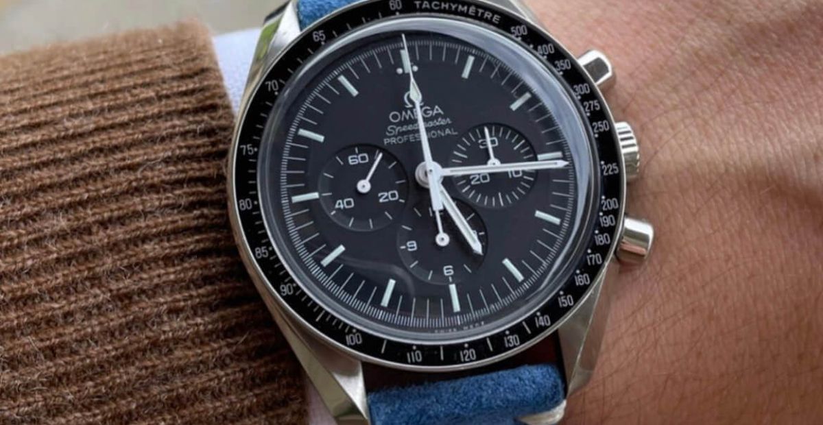 First Impressions: Milano Straps Suede on My Speedmaster | Omega Watch ...