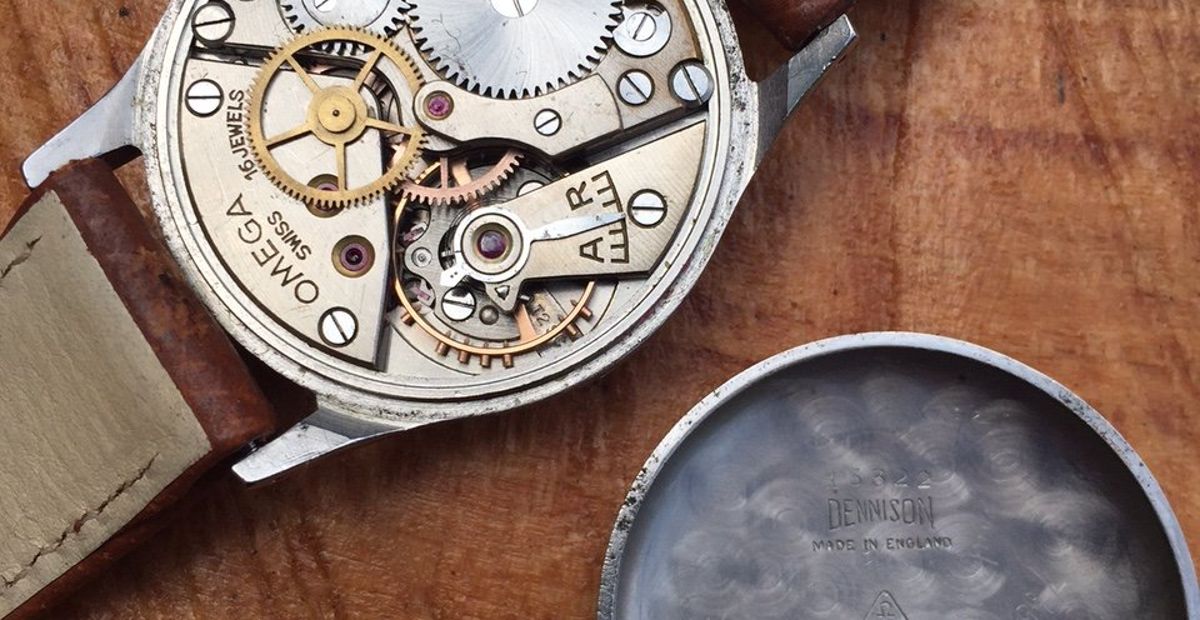 SOLD - Omega 'Air Ministry' with SS Denison case, lovely unmolested ...