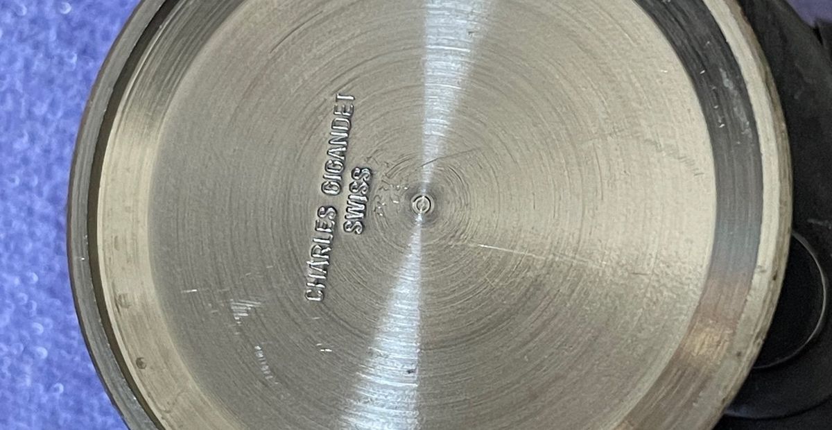 FS - Serviced Jumbo Triple Date Wakmann Panda Valjoux 730 Chronograph ...