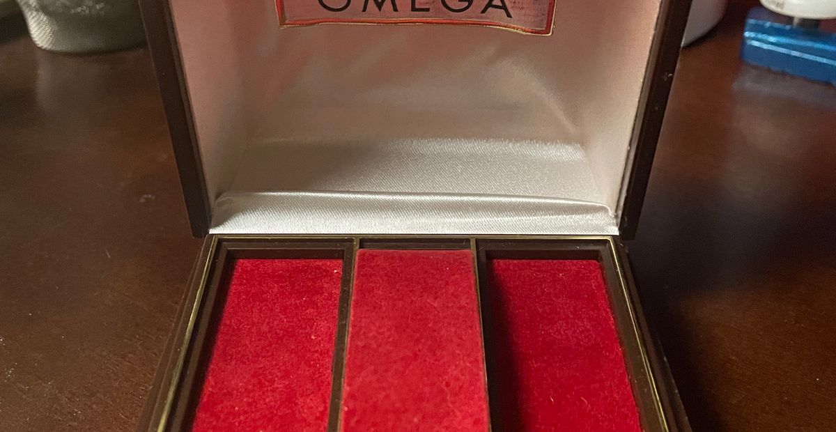 SOLD - Vintage Omega Box for Speedmaster, Flightmaster, & Seamaster ...