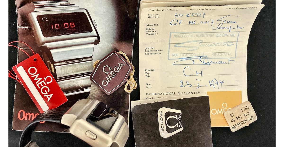 Omega TC-1 time computer on leather strap | Omega Watch Forums