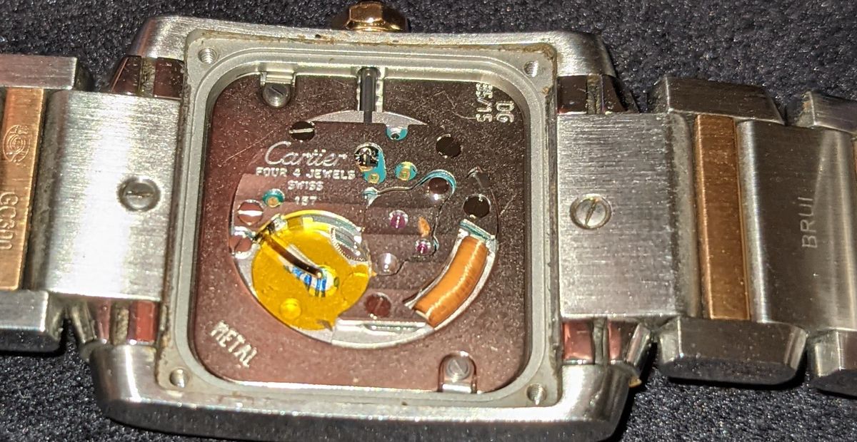 Changing battery on Cartier Tank | Omega Watch Forums