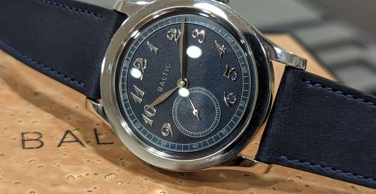 FS - Baltic Microrotor MR01 Blue Dial | Omega Watch Forums
