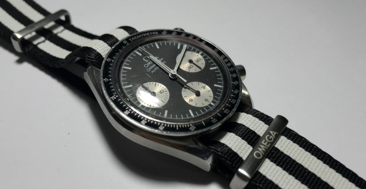 OMEGA Speedmaster Reverse Panda with #Speedytuesday Nato Strap | Omega ...