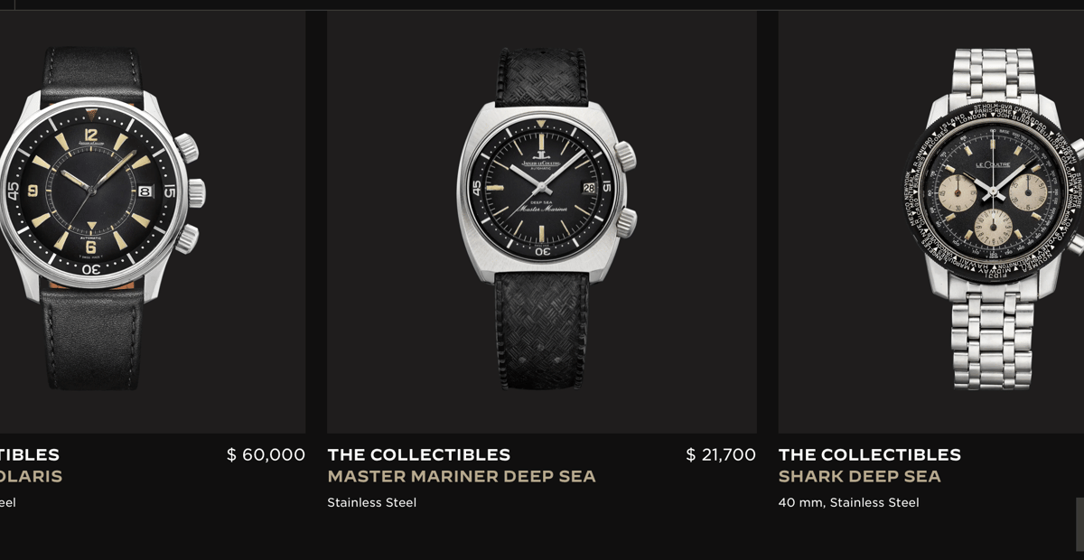 Restored vintage watches from JLC | Omega Watch Forums