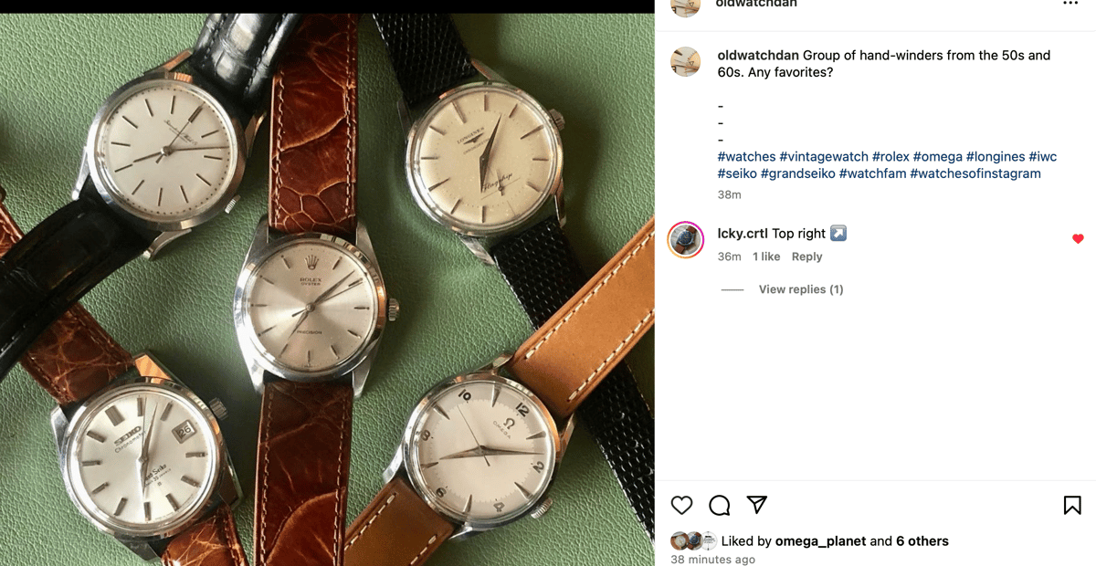 IG removed my post for a commerce violation? | Page 2 | Omega Watch Forums