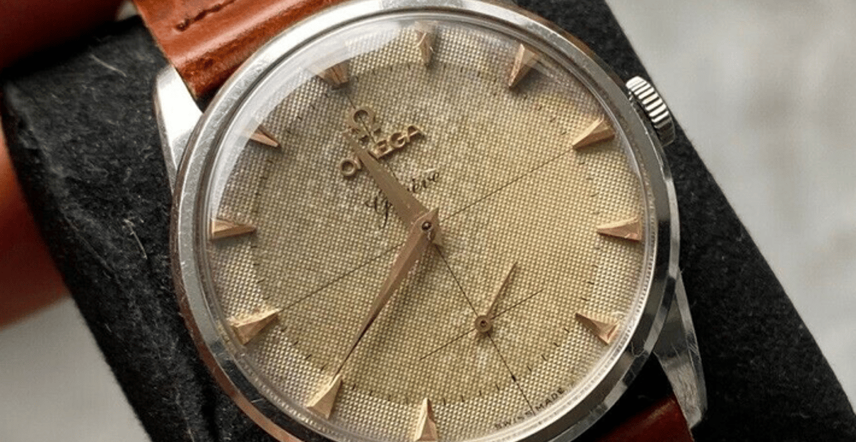 omega geneve 2748 jumbo with two tone waffle dial | Omega Watch Forums