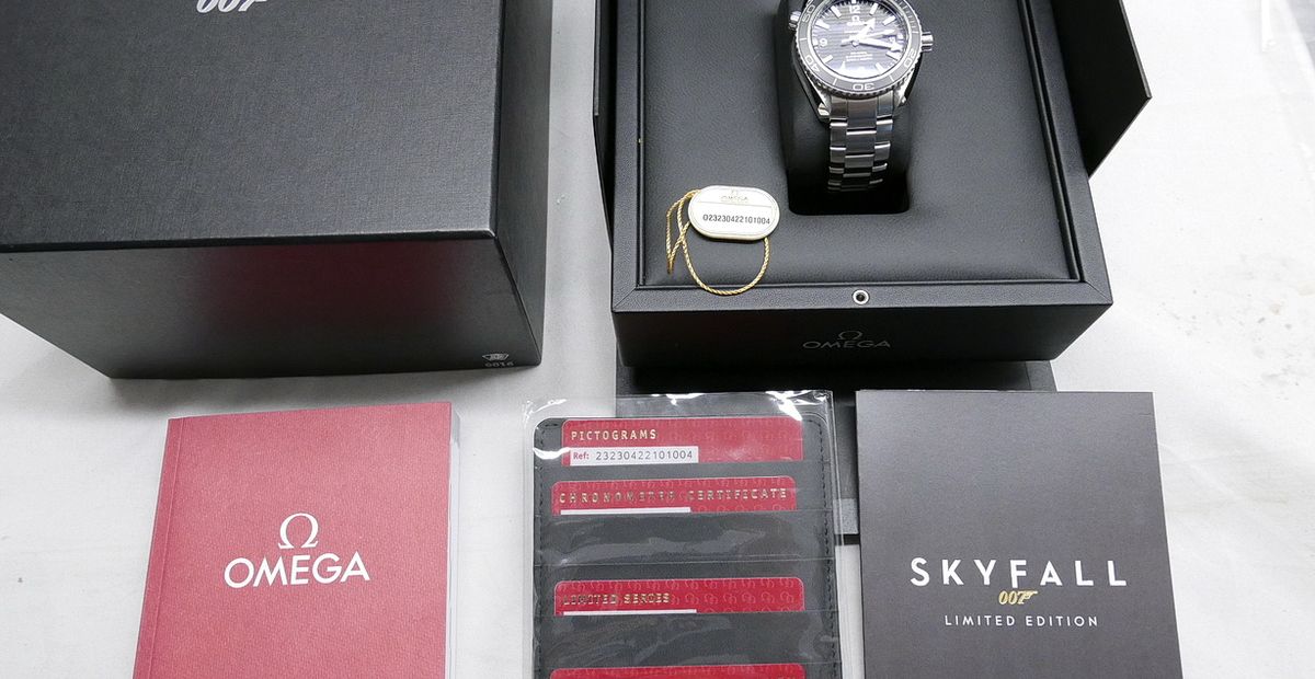 SOLD - Omega Planet Ocean - James Bond SKYFALL - Limited Edition ...