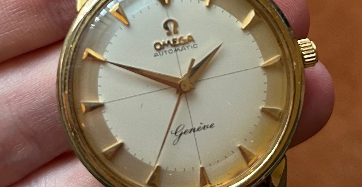 SOLD - omega automatic geneve cursive - 550€ | Omega Watch Forums
