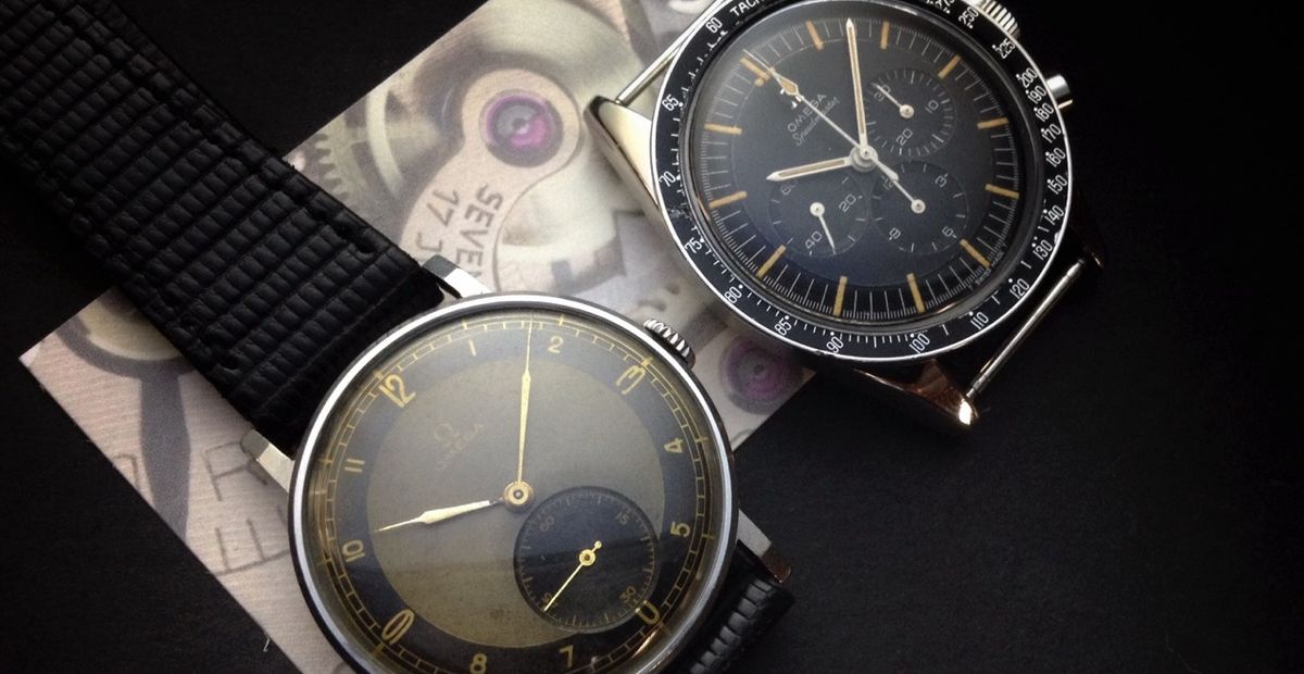 SOLD - Omega Oversize 38mm 30T2 CK 2186 Bicolor 1941 | Omega Watch Forums