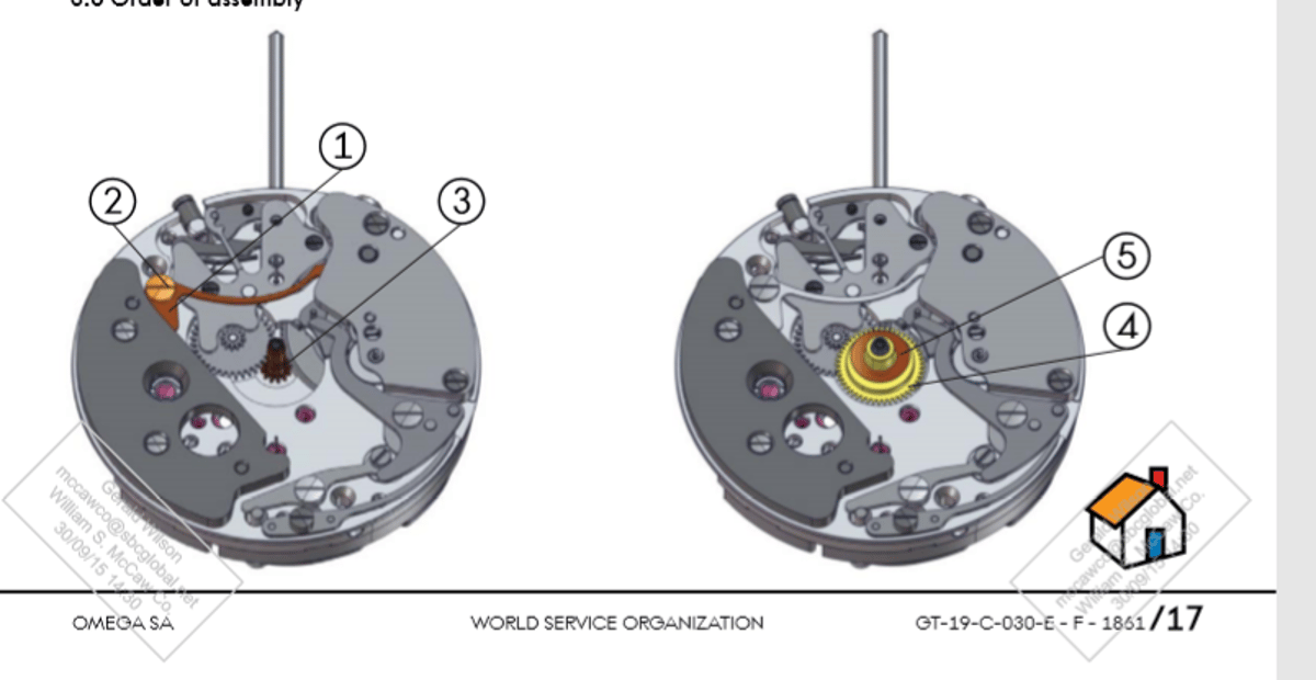 861 cal. movement help | Omega Watch Forums