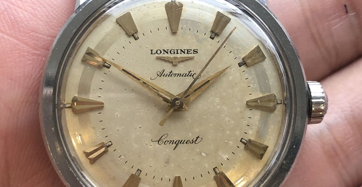 SOLD - [NOW $550] Vintage Longines Conquest 9000 from 1958 - Serviced ...