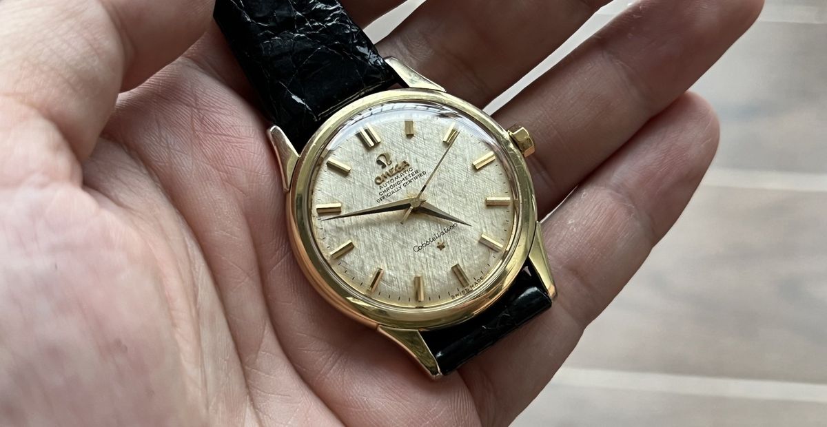 SOLD - [REDUCED] 1958 Omega Constellation 'Jumbo' Ref. 14396 linel dial ...